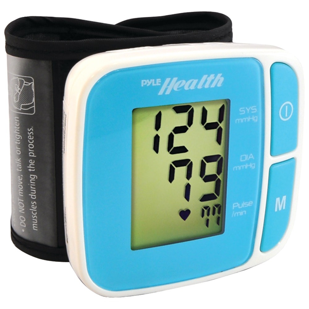 PYLE Bluetooth(R) SMART(TM) Wrist Blood Pressure Monitor (Blue ...